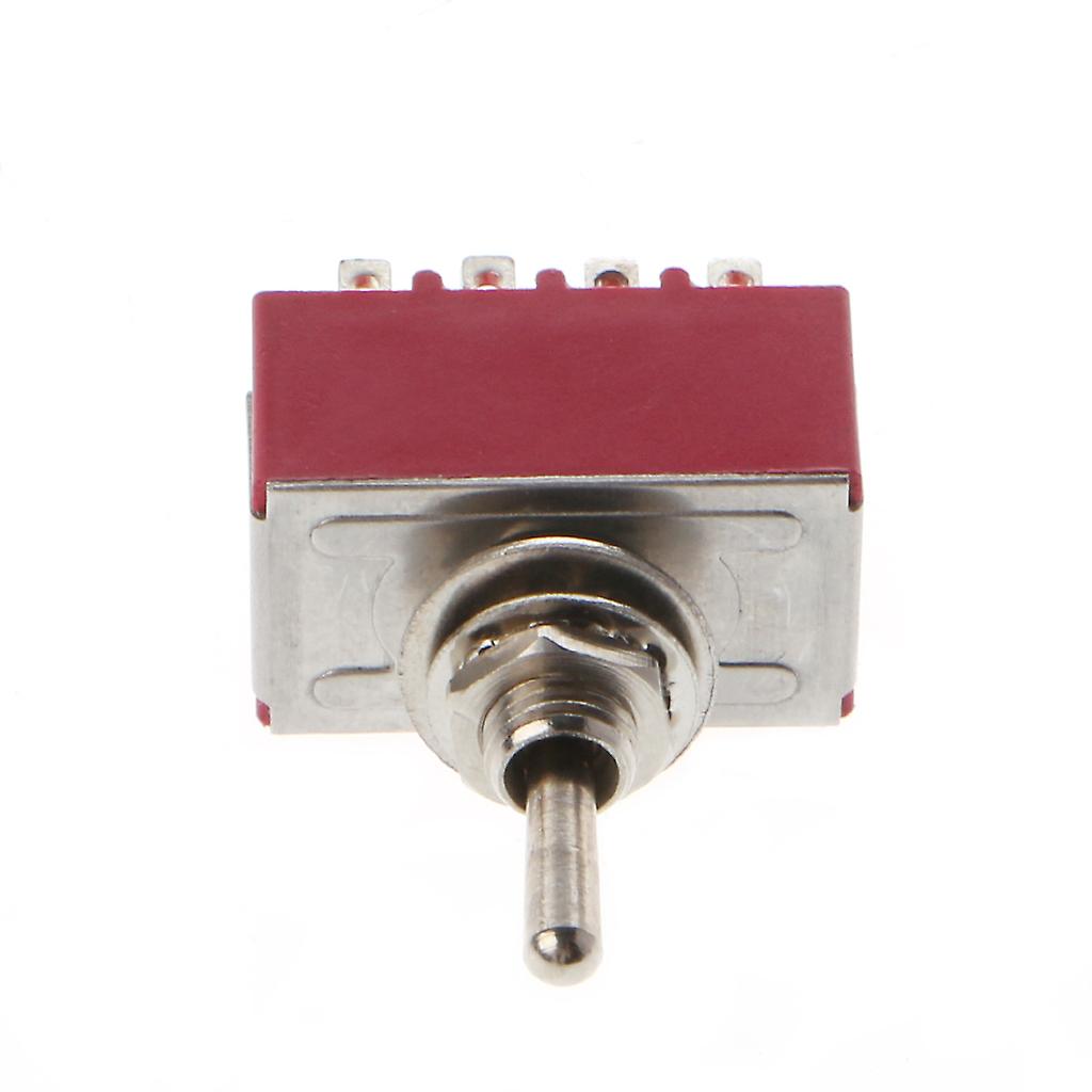 AC 250V/2A 125V/5A 12-Pin On/On 2 Position 4PDT Mini Toggle Switch Red | Fruugo UK