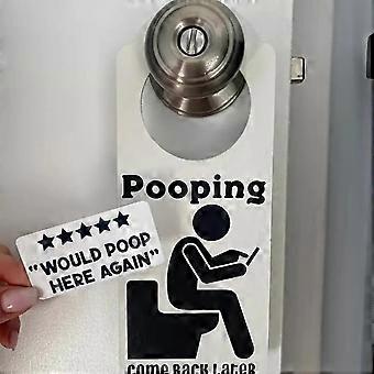 Busy Door Sign Pooping Later Back Busy Door Sign, Fun Sign Busy on the ...