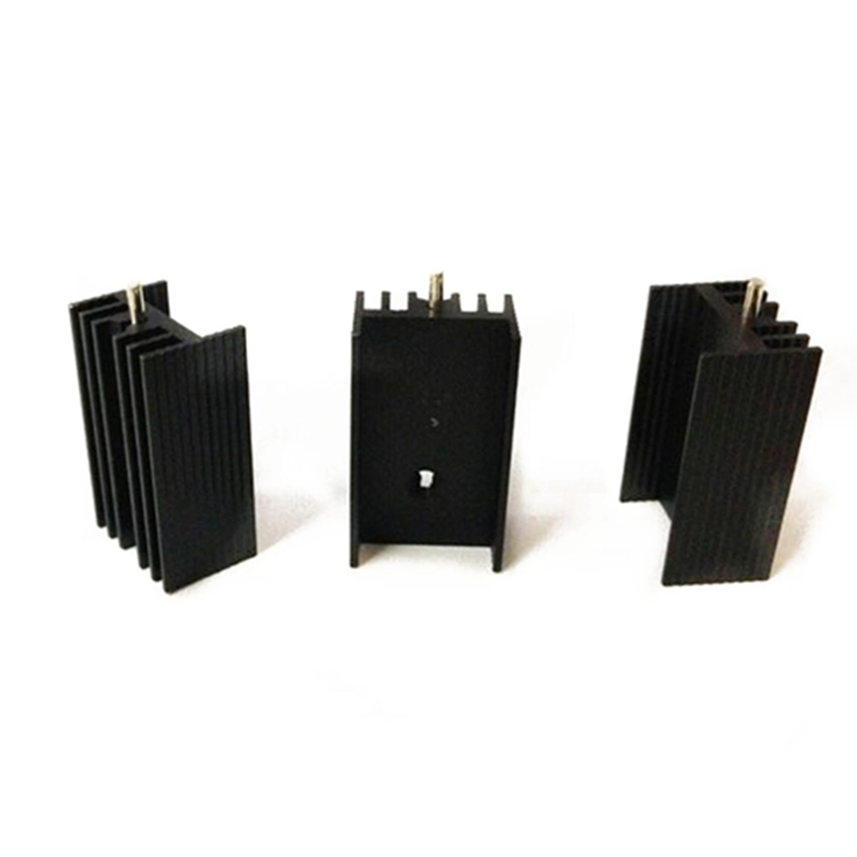 20x 21x15x11mm Black Aluminum Heat Sink For To-220 Mosfet Transistors ...