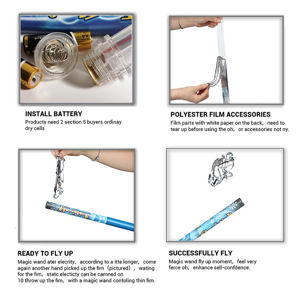 Fun Fly Stick Electric Static Wand Science Kit Education Toys Amazing ...