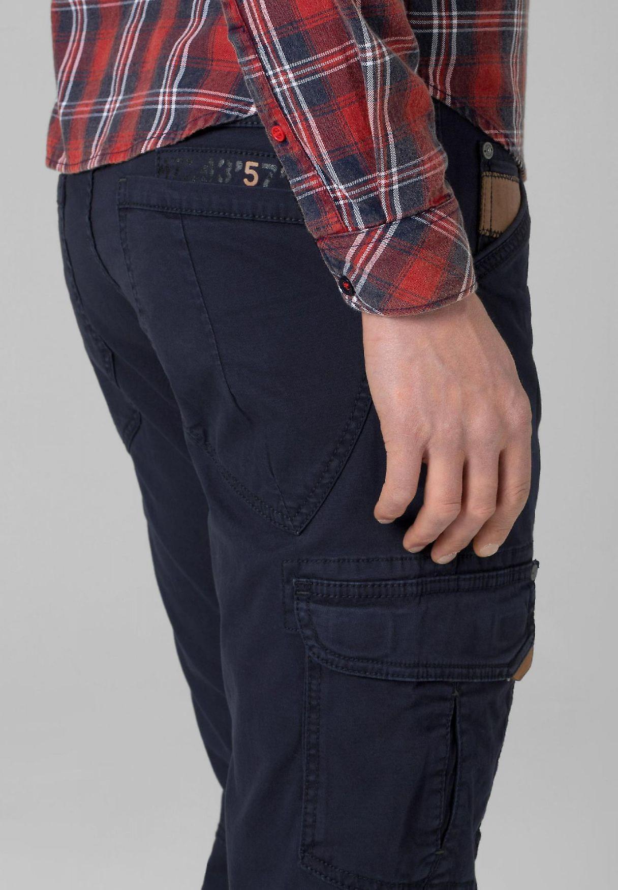 TIMEZONE Men trousers regular fit medium rise slim legs cargo pockets ...