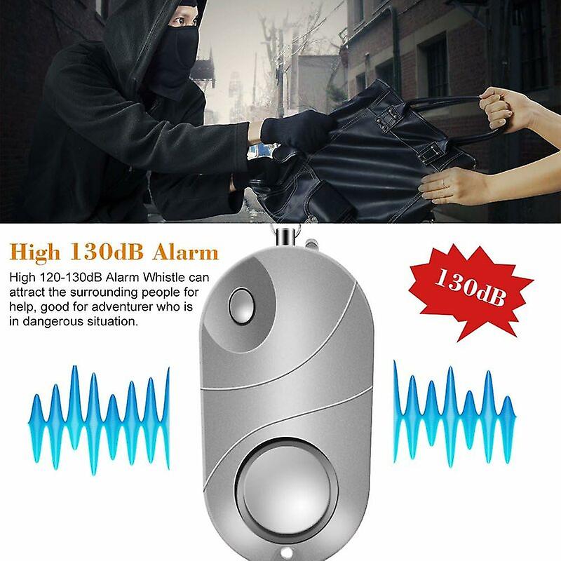 1 Pack Personal Alarm 120-130Db Safe Sound Self Defense Emergency ...