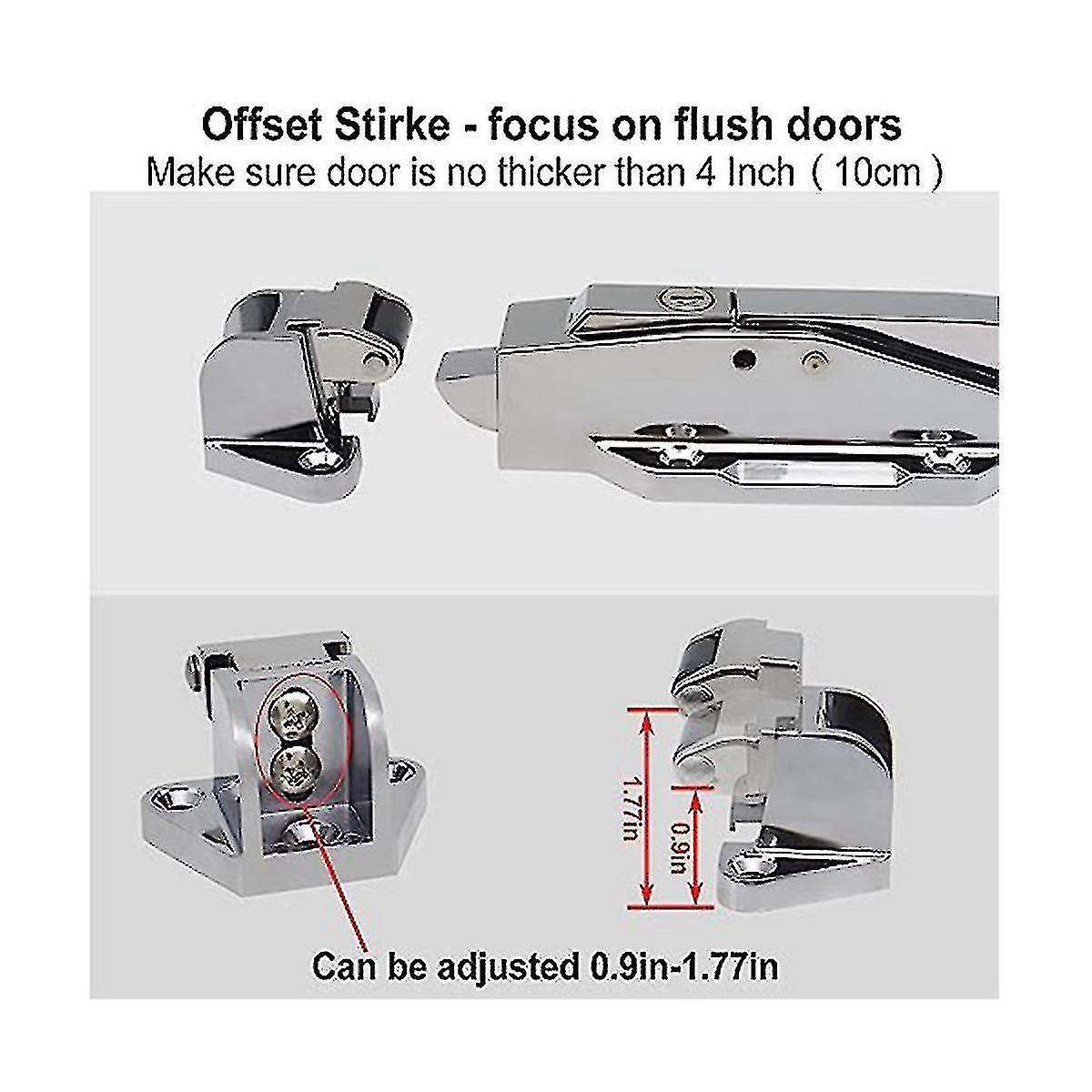 Cooler Door Latch Kit, Safety Freezer Door Latch Handle Set, With ...