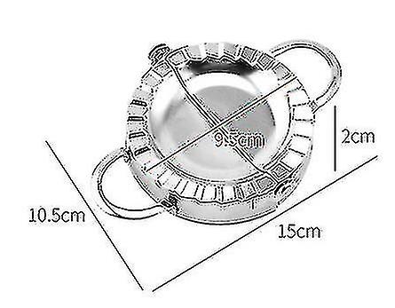 Large Empanada Maker, 6 Inch Stainless Steel Empanada Press, Pastry ...