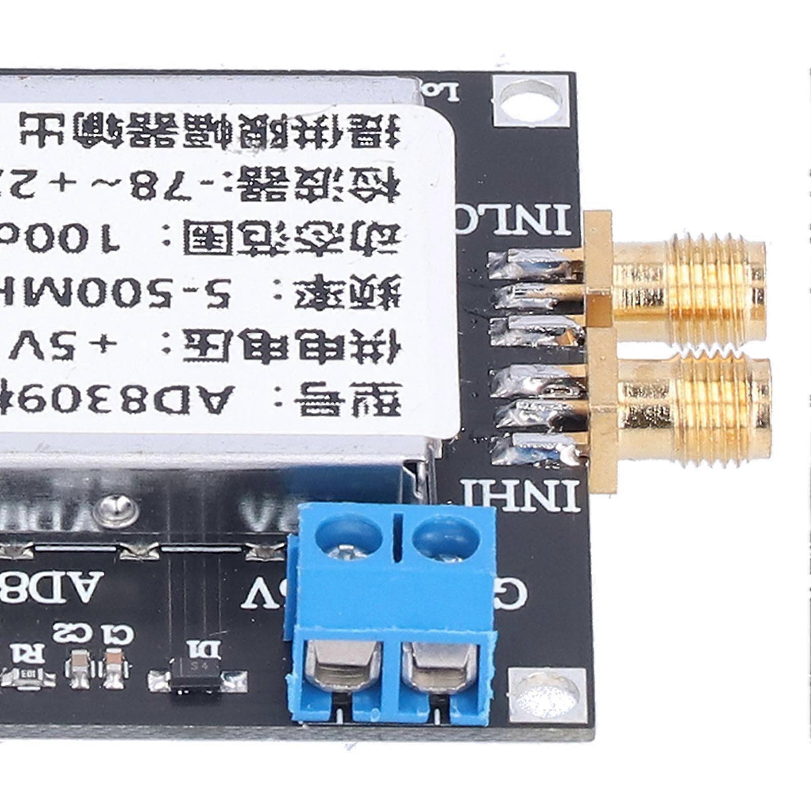 Logarithmic Amplifier Module 100 DB Gain 5MHZ?500MHZ SMA Amplifier Board for FSK PSK ...