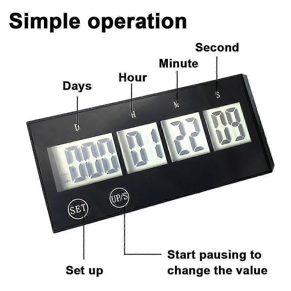 Reusable Countdown Clock For All Of The Big Events In Your Life, 999 Day Goal Countdown Student ...