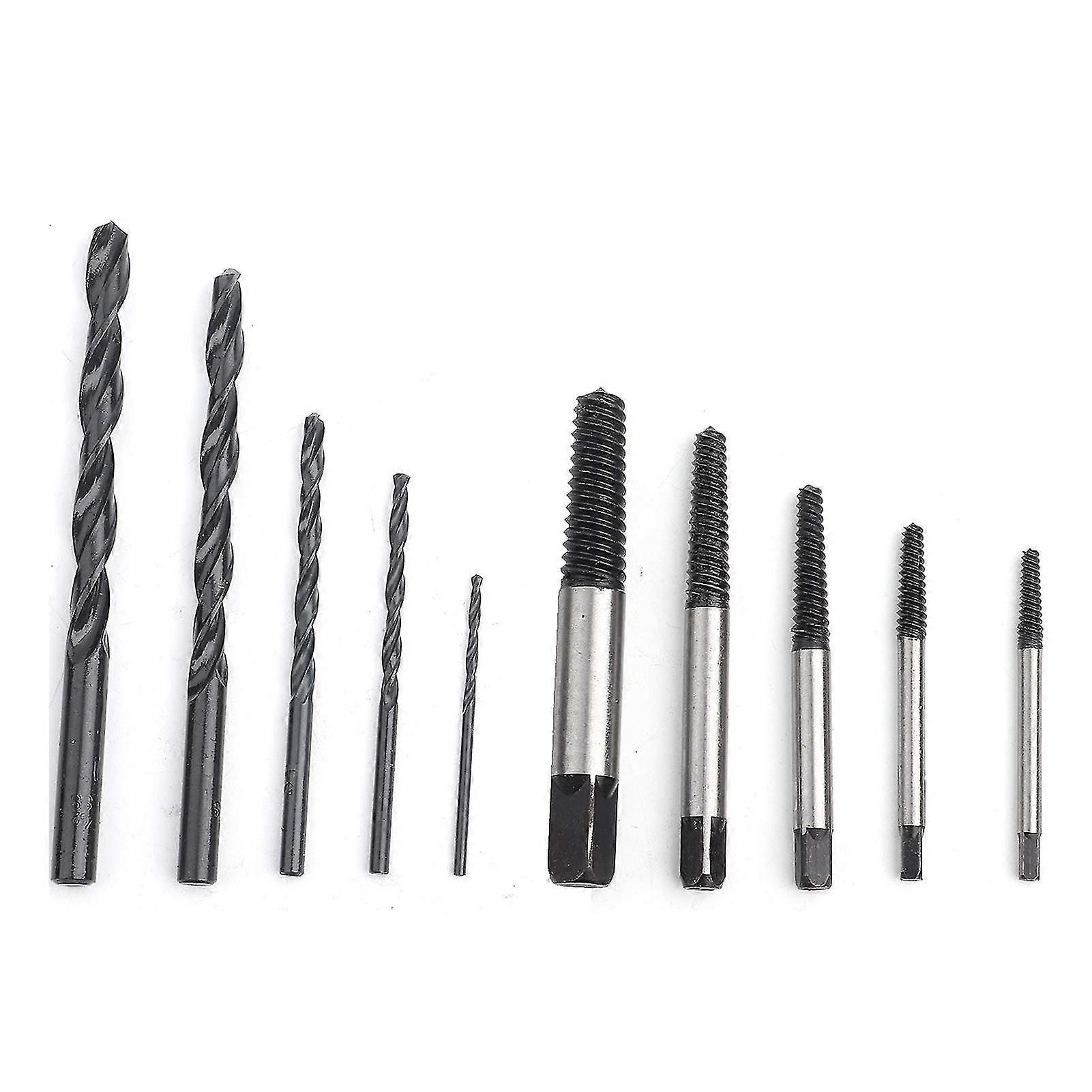 11pcs Broken Screw Extractor Broken Screw Drill Bits And Extractor Set ...