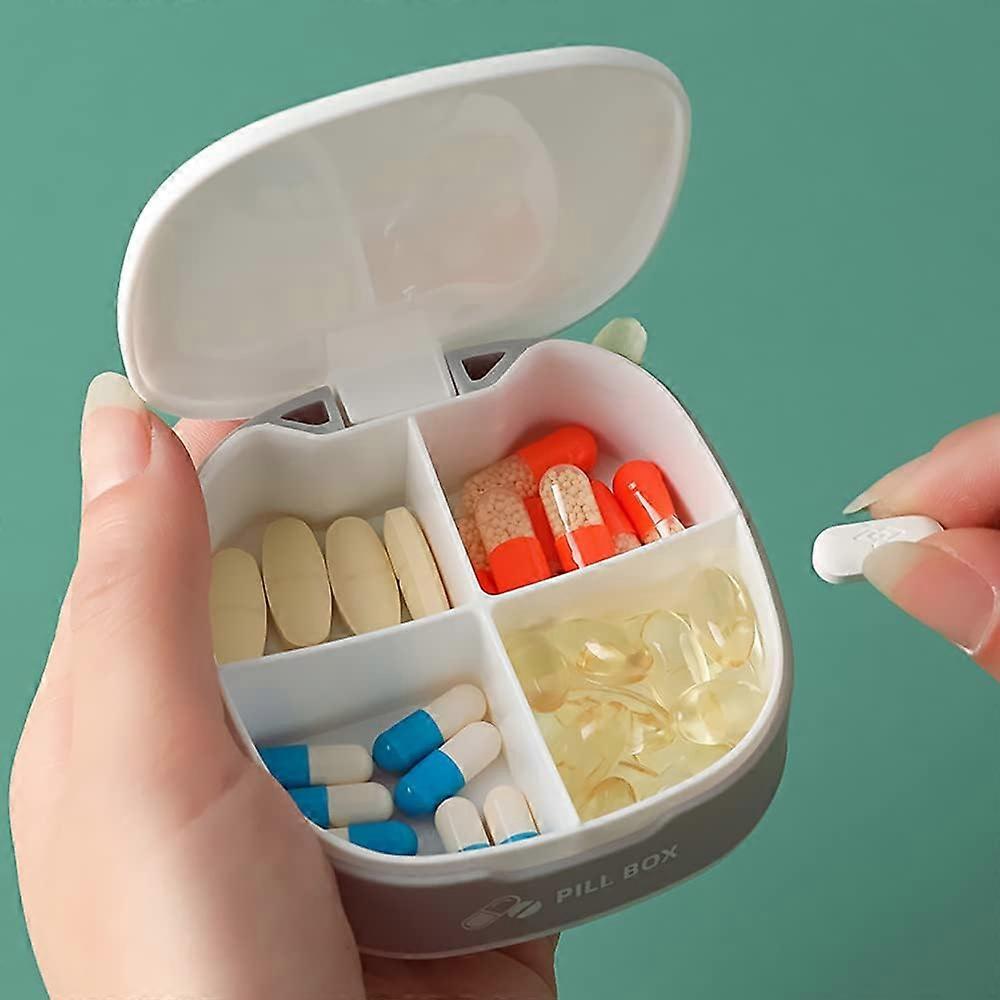 Pill Box,Medication Organizer,2 Travel Pcs Pill Box Pocket Pill Box ...