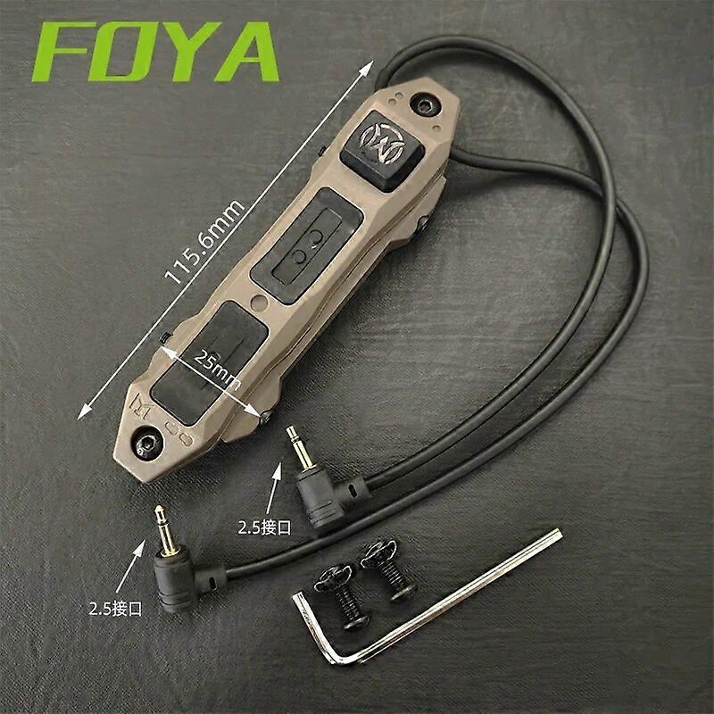 Tactical Remote Pressure Switch SF/DC Plug For Sotac MAWL NGAL Scout ...