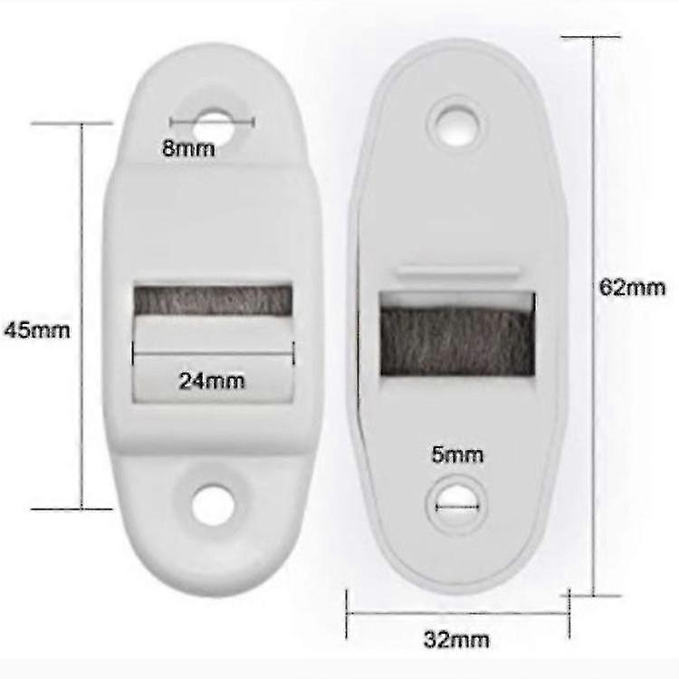 4 Pack Roller Shutter Strap Guides - With Roller And Brush - Mini Strap ...