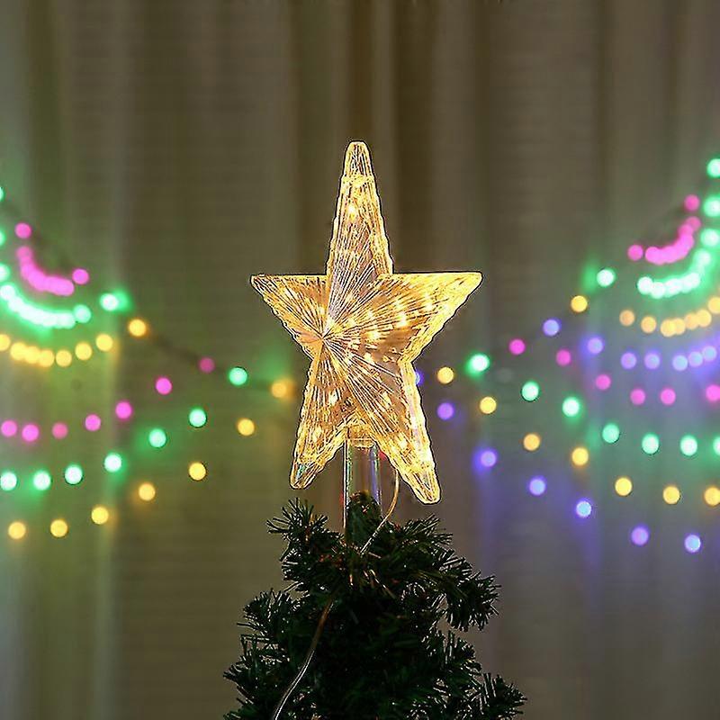 Christmas Tree Top With 10 Leds With Power Plug - Illuminated Christmas ...