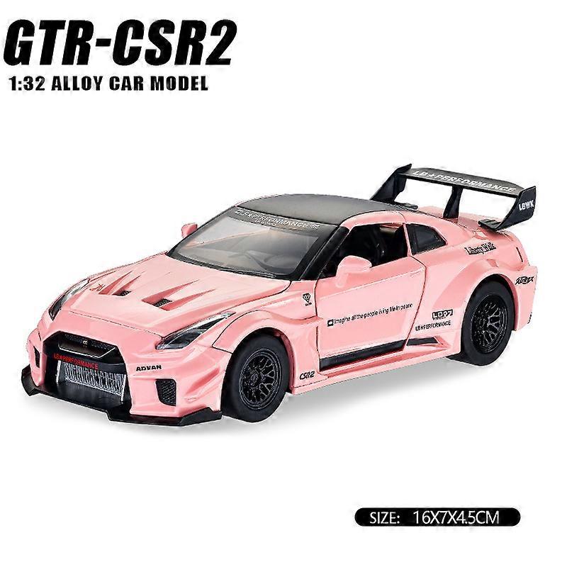 1:32 GTR-CSR2 Supercar Racing Car Toy Boy Speed Gegoten metalen ...