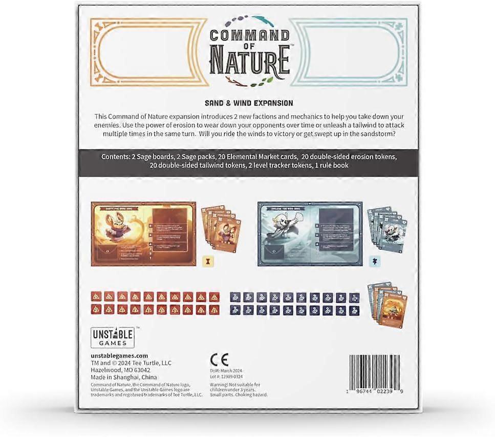 Command of Nature Sand & Wind Expansion Pack For Board Game | Fruugo UK