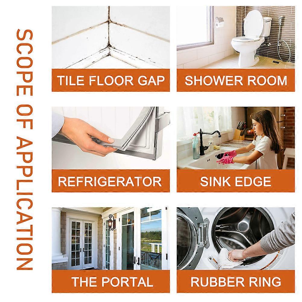 3x Household Mould Remover Gel, Large Capacity Mildew Removal, Mould ...