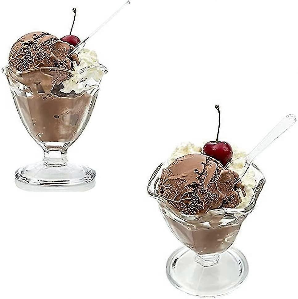 Althee 500pcs Disposable Plastic Spoons Clear Ice Cream Spoons Mini ...