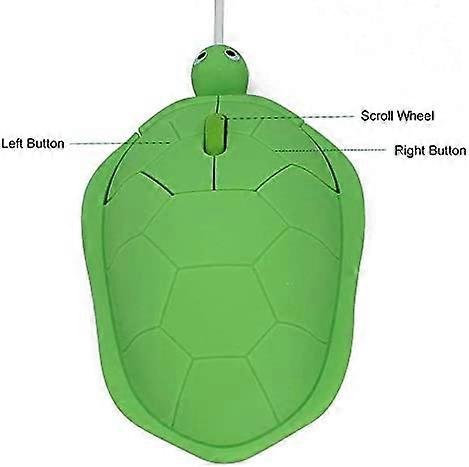 Cute Animal Turtle Shaped Mini USB Wired Cartoon Mouse Small Kids ...