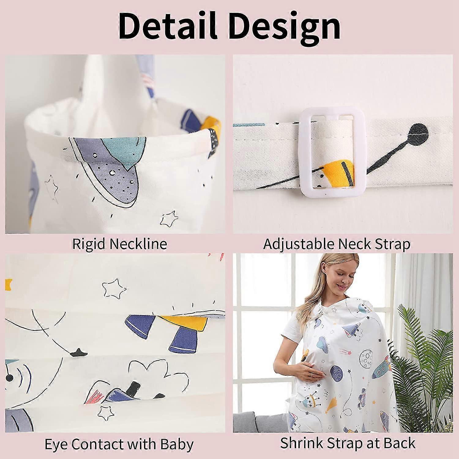 Breastfeeding Cover,nursing Cover,breastfeeding Shawl Apron For Full ...