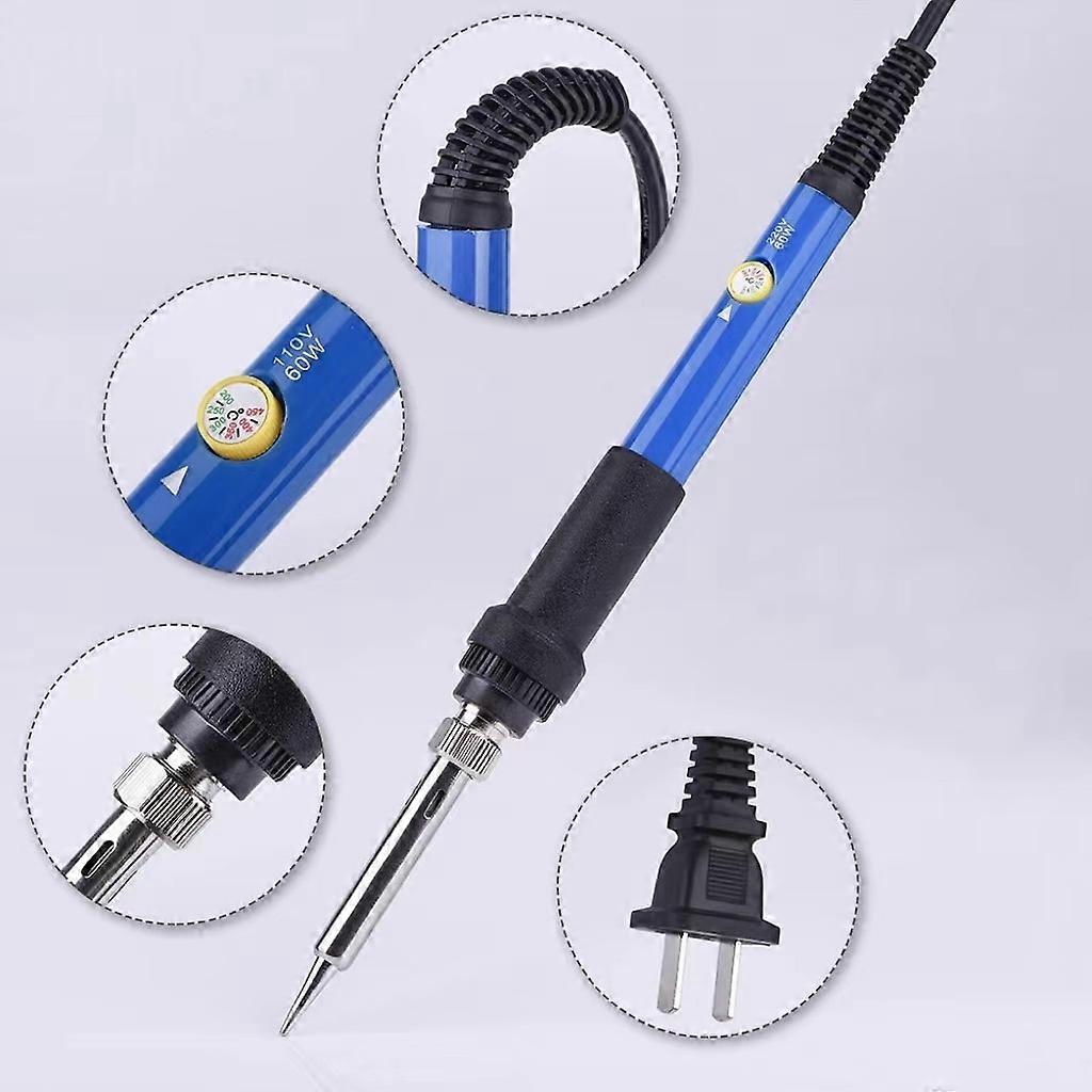 Electric Soldering Iron 220V/110V/60W Adjustable Temperature Welding ...