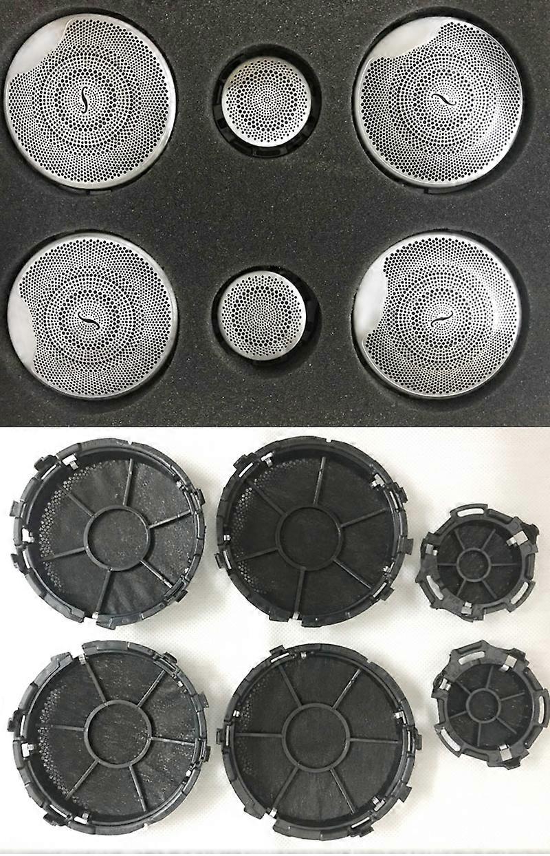 6 Car speaker Covers For Mercedes Benz GLC X253 W205 W213 E C AMG Class ...