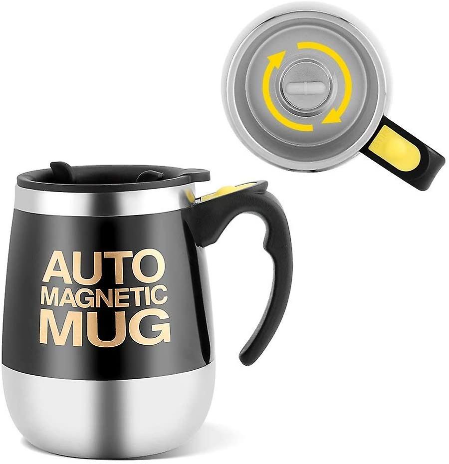 Magnetic Mixing Cup Stainless Steel Automatic Coffee Cup | Fruugo SE