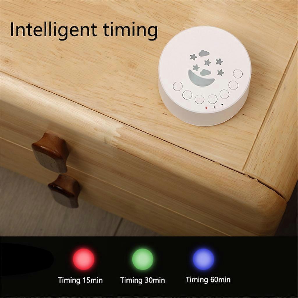 White Noise Sound Machine Small Travel Sound Machine with 18 Relaxing ...