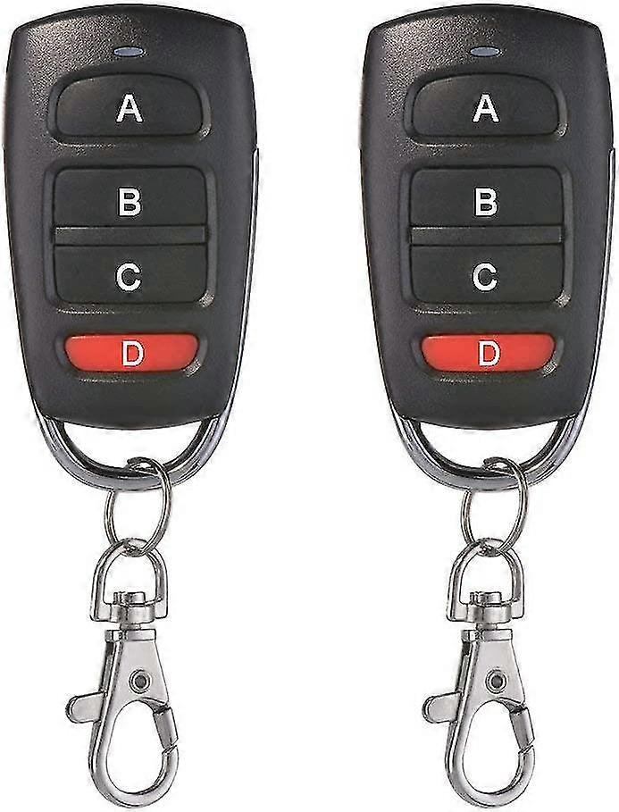 Pack Universal Garage Door Cloning Key Fob Remote Control 433mhz 4 ...