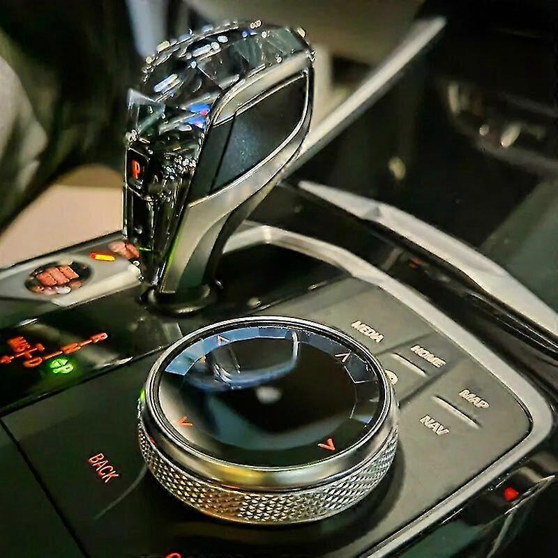 Automatic Gearbox Crystal Multicolor Led Gear Shift Knob Head Lever ...