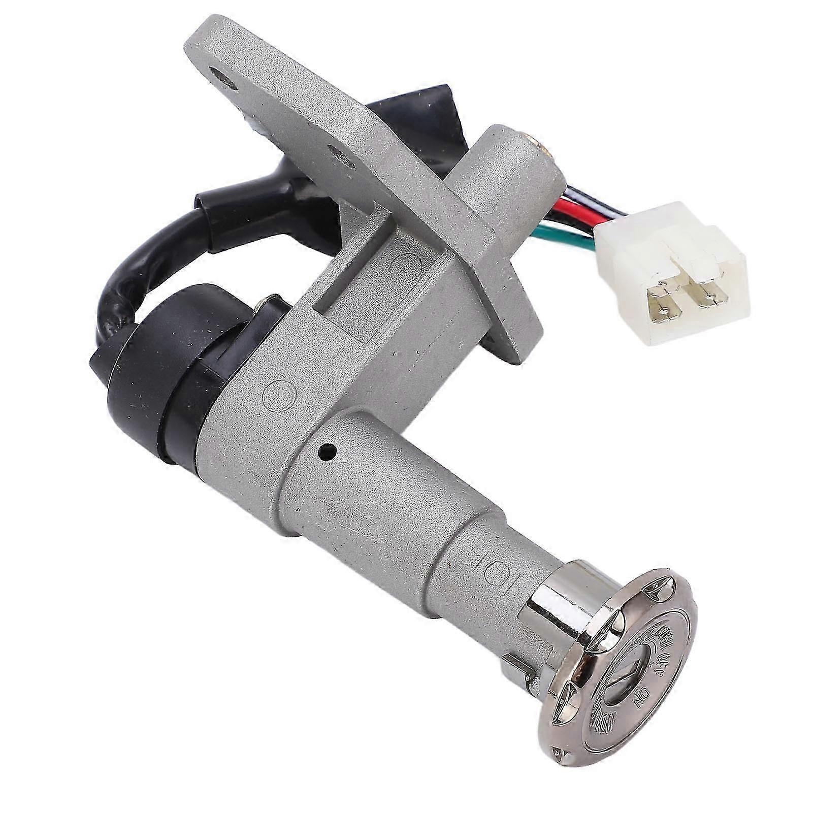 Ignition Switch Key Set 4 Wires Metal Alloy Universal for GY6 4 Stroke ...