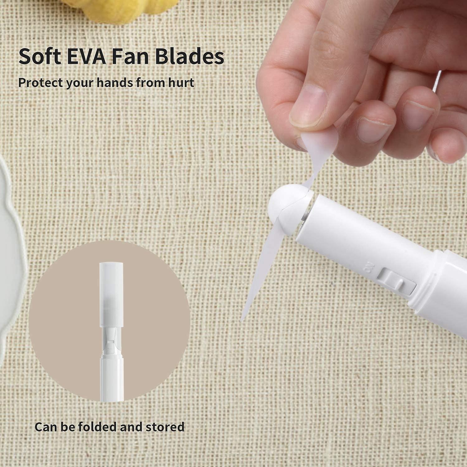 Portable Personal Mini Fan Aa Battery Powered Cooling Women Kids ...