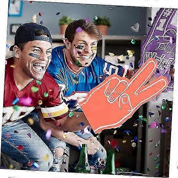 6pcs Foam Fingers For Hands Cheering Colorful Cheerleading Foam Fingers ...