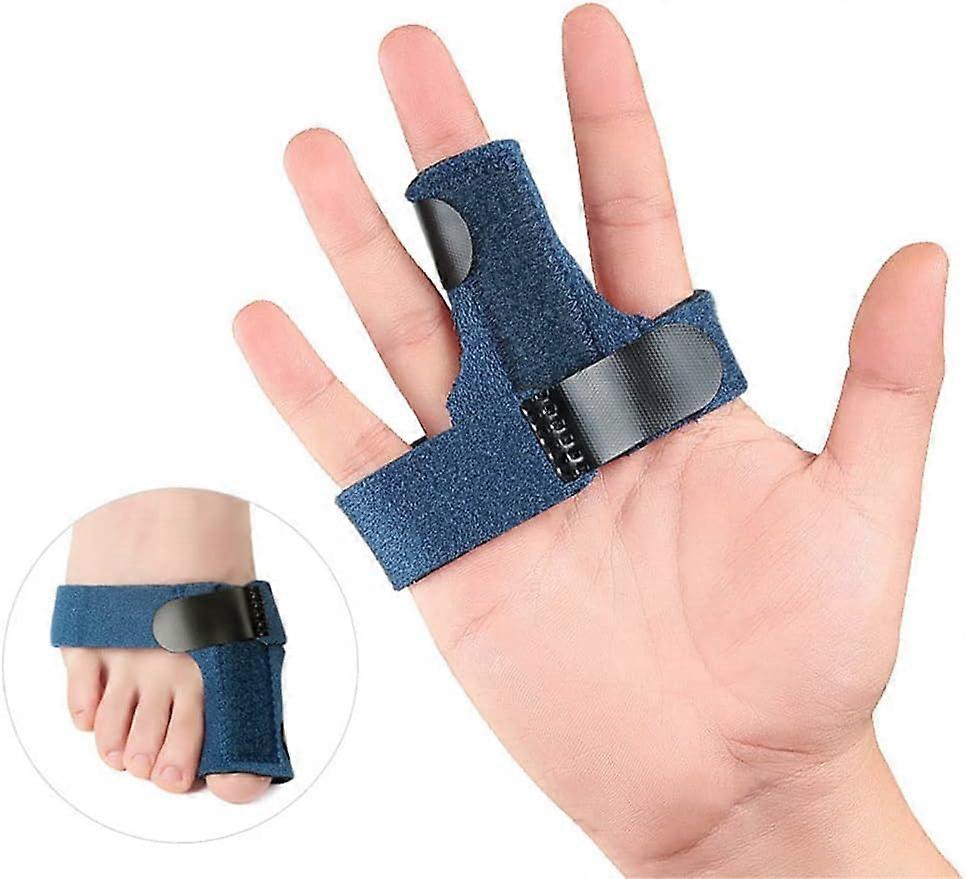 Finger Splint 1 Pair For Trigger Finger Straight Or Curved Thumb And ...