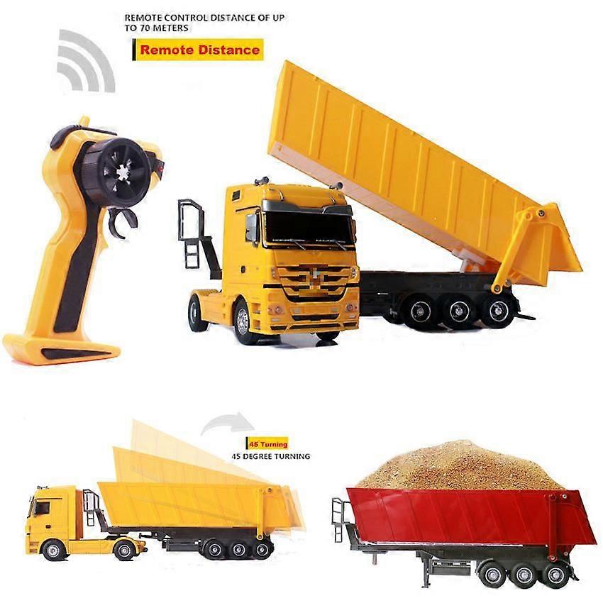 Rc Dump Truck Tip Lorry Remote Control Tipper Toy Electric Big Van ...