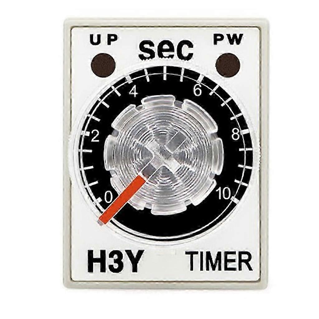 H3Y-2 H3Y Power Delay for Time Temporizador Relay 0-60 AC 220V With Base New | Fruugo UK