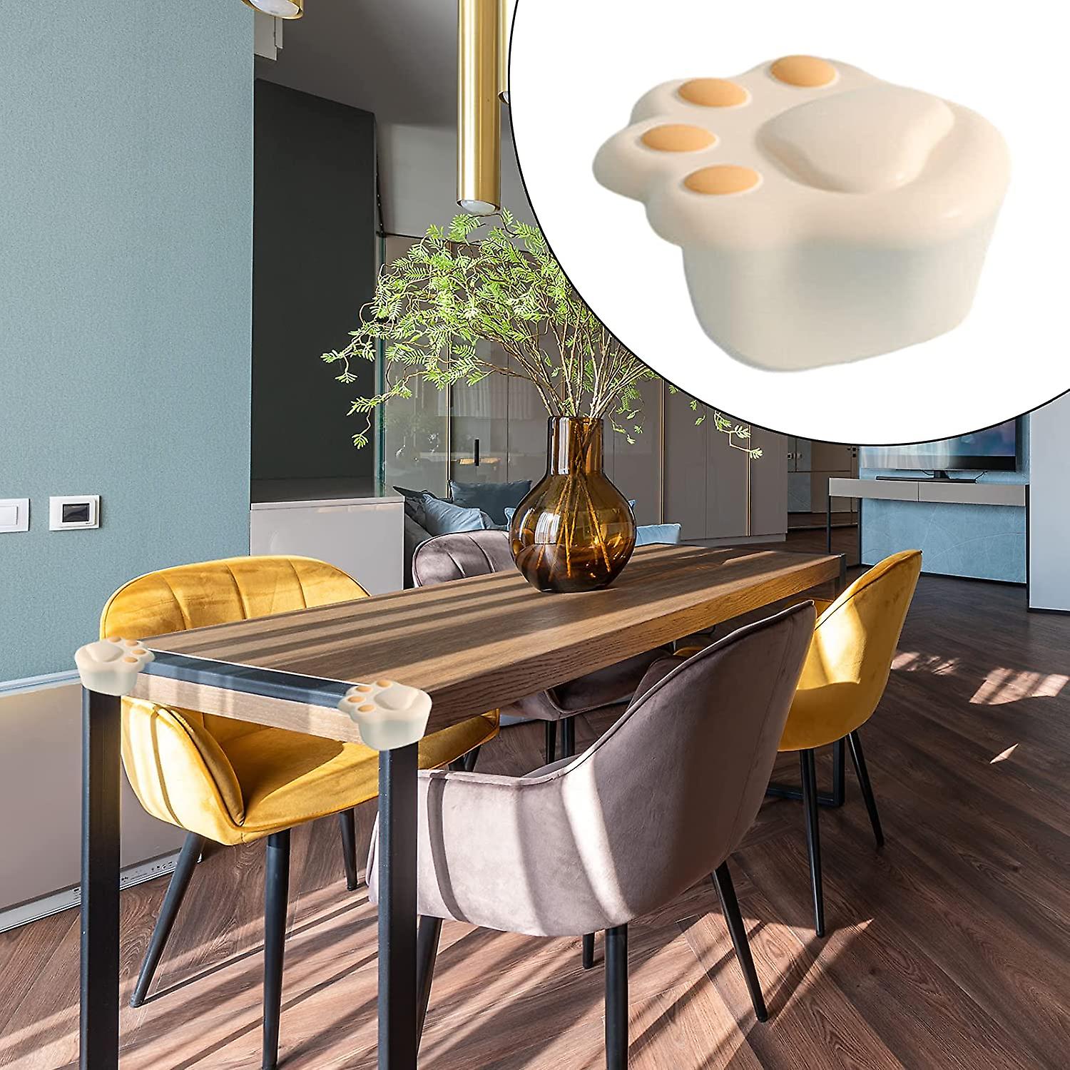Cartoon Table Corner Protector Cat Paw Shape Corner Protector Furniture ...