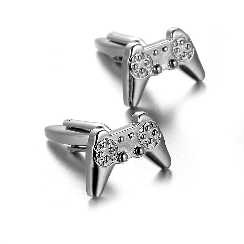 2xa Pair Of Interesting Metal Gamepad Cufflinks For Men-silver | Fruugo UK