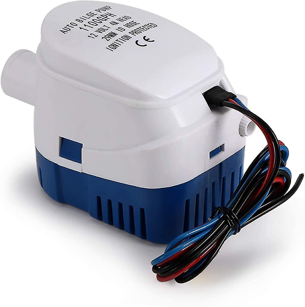 Bilge Pumps, 12v 1100gph Automatic Bilge Pump Marine Bilge Auto Silent ...