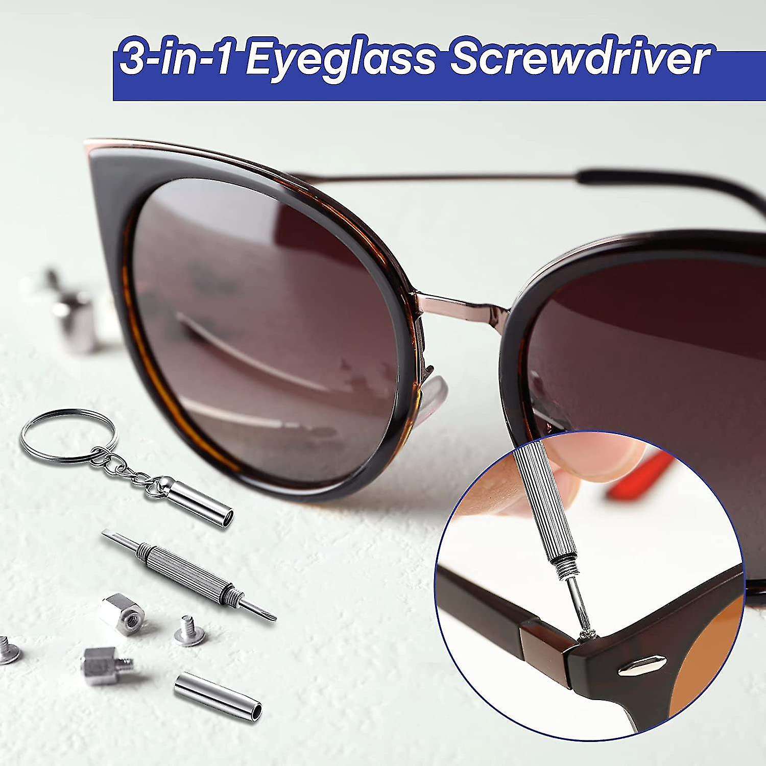 Keychain Eyeglass Screwdriver Portable Screwdriver Key 3 In 1 Glasses ...