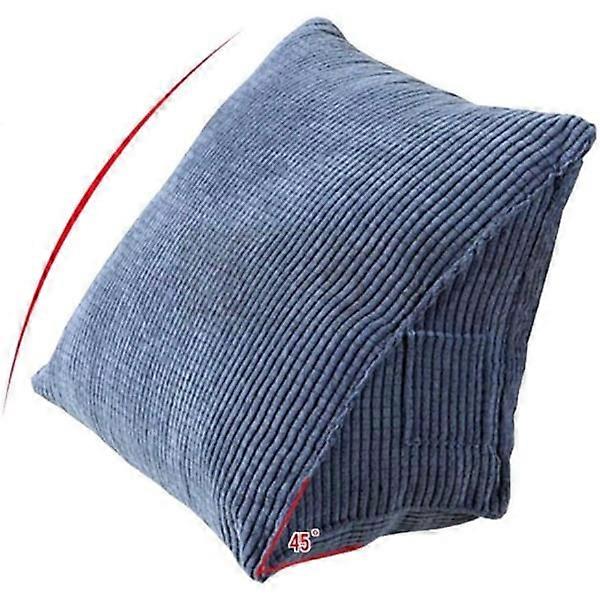 Triangular wedge pillow Reading back pillow Bed back | Fruugo UK