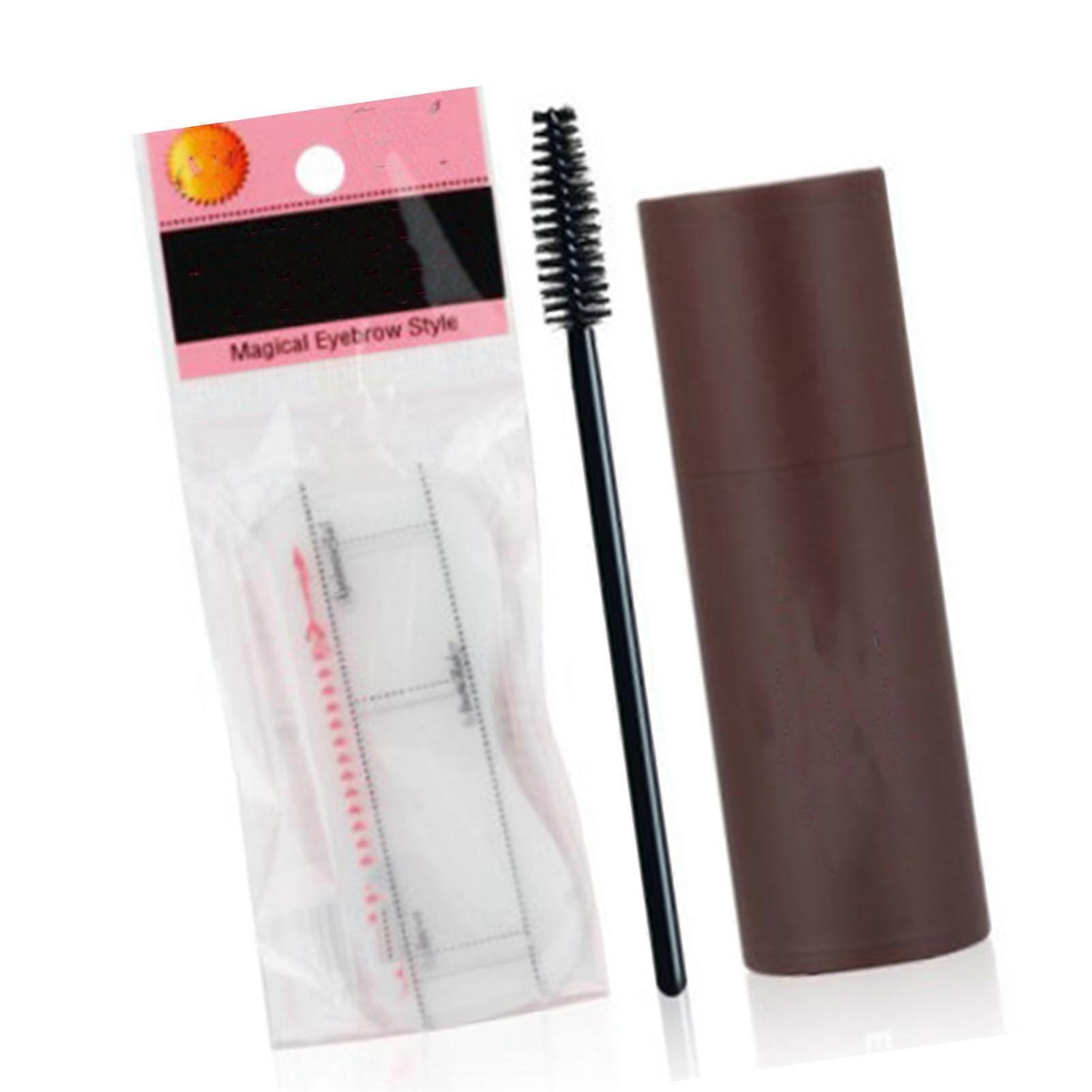 Eyebrow Powder Kit Brown Style 10 Eyebrow Shapes Waterproof Portable ...
