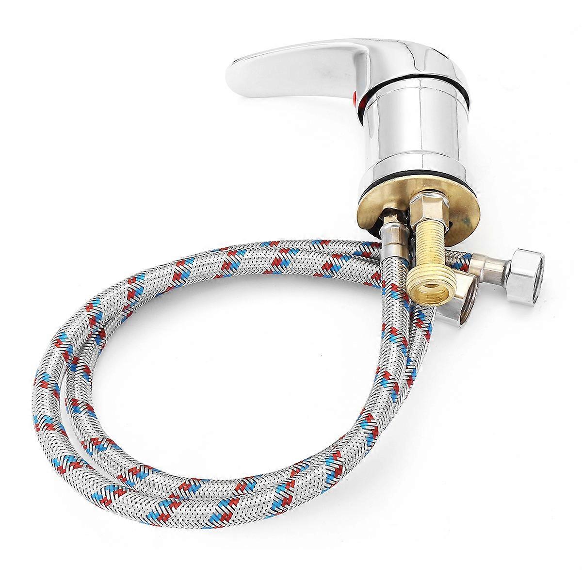Single Wide Tap Bath Sink Shower Hose Push on Mixer Hairdresser Pet ...