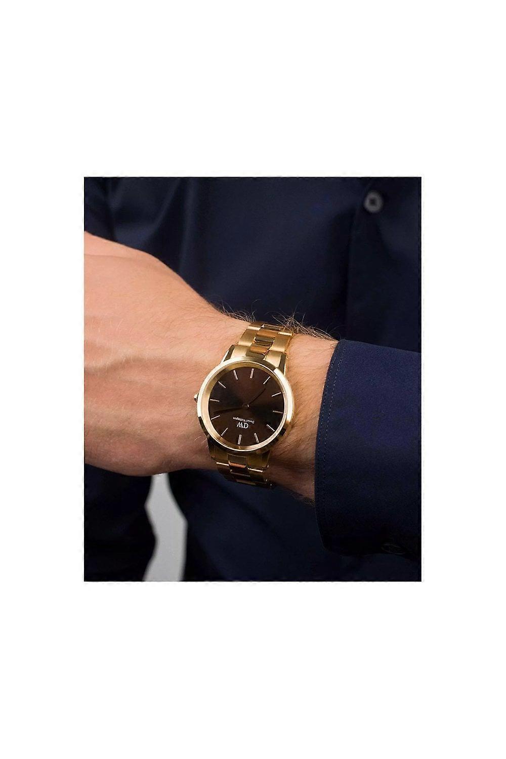 Men's Daniel Wellington Iconic Link Amber 40mm Gents Watch DW00100460 ...