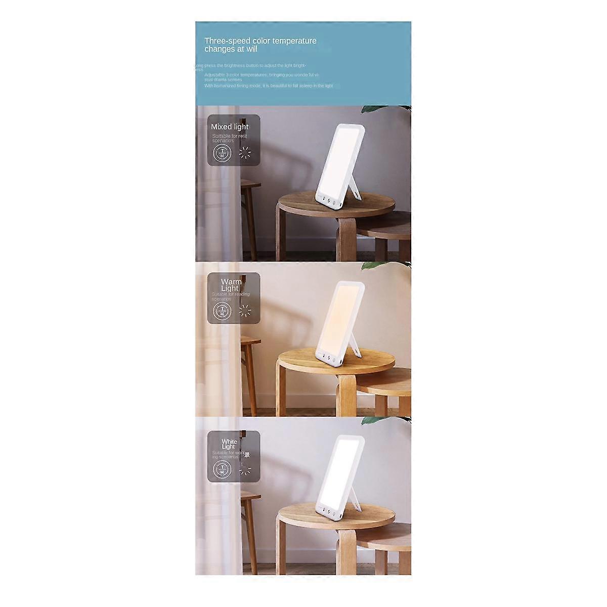 SAD LED Mood Light Daylight 5 Brightness Levels Simulating Natural Cure ...