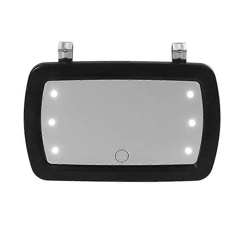 Car Led Makeup Mirror Car Sun Visor High-Definition Interior Mirror Car ...
