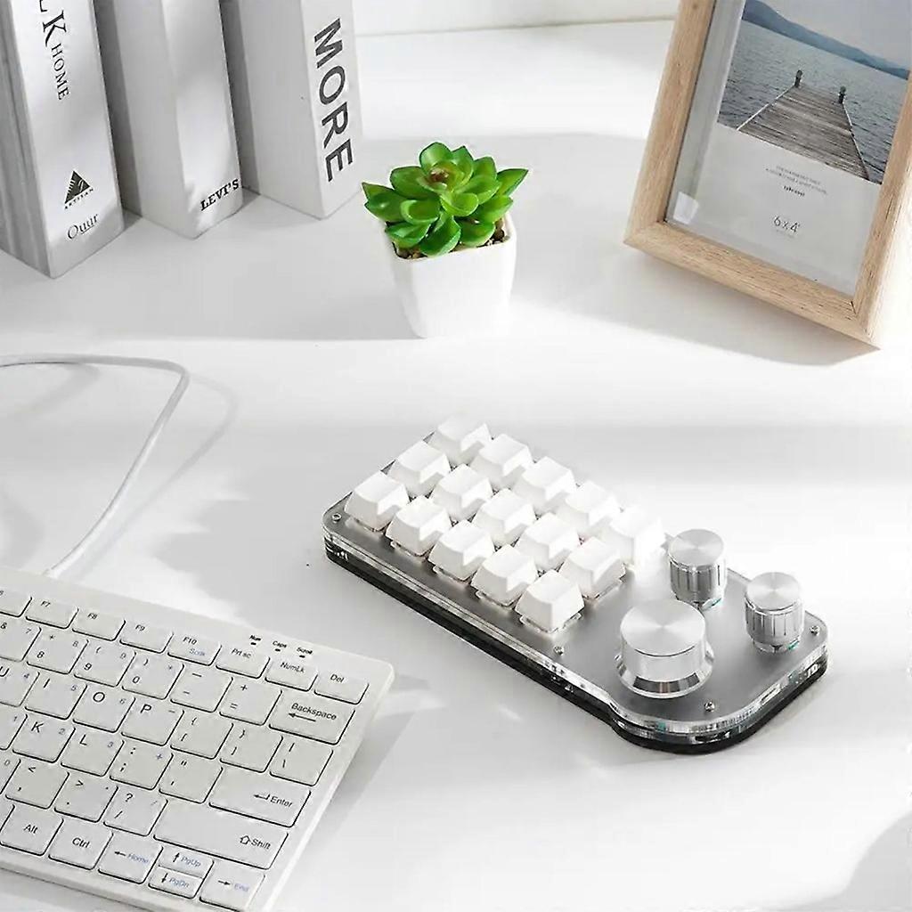 Macropad RGB Programmeerbaar Macrotoetsenbord 15 Toetsen Gaming ...