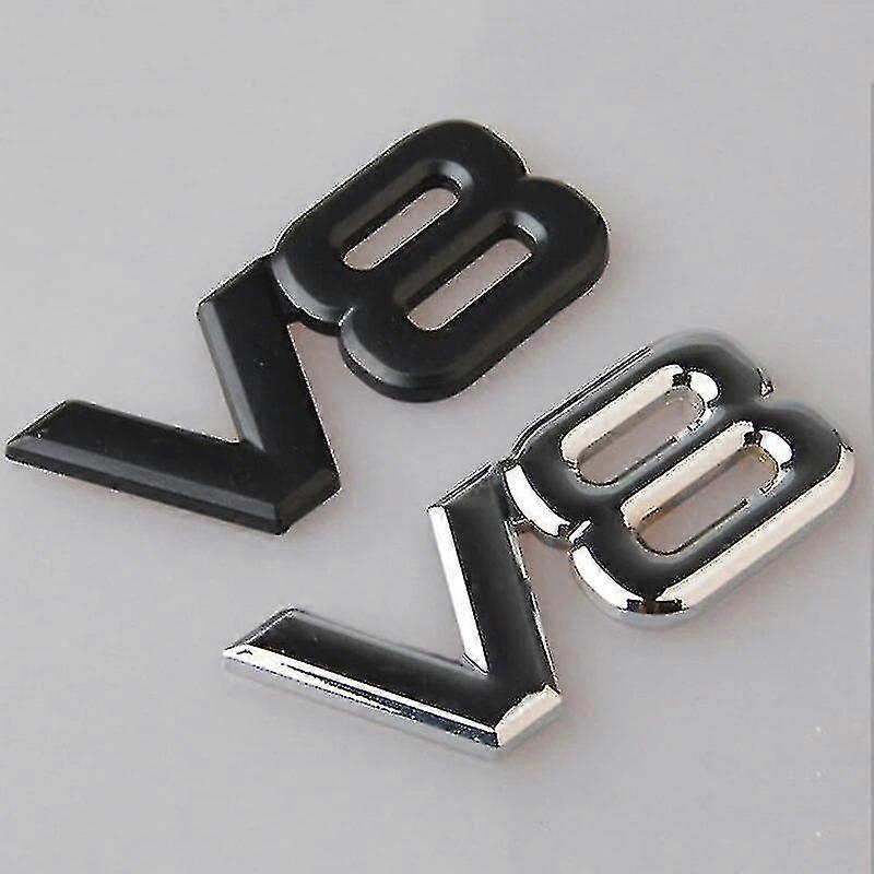 3d Metal Car Letters V8 Logo Engine Displacement For Toyota Land ...