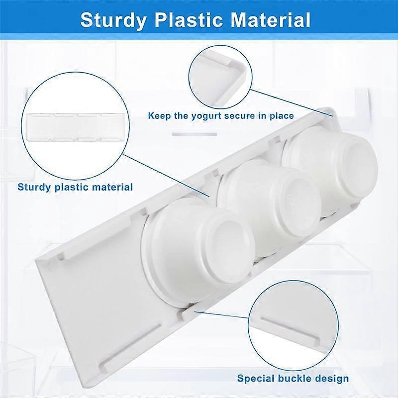 Yogurt Organizer for Fridge, Yogurt Holder for Refrigerator Organizer ...