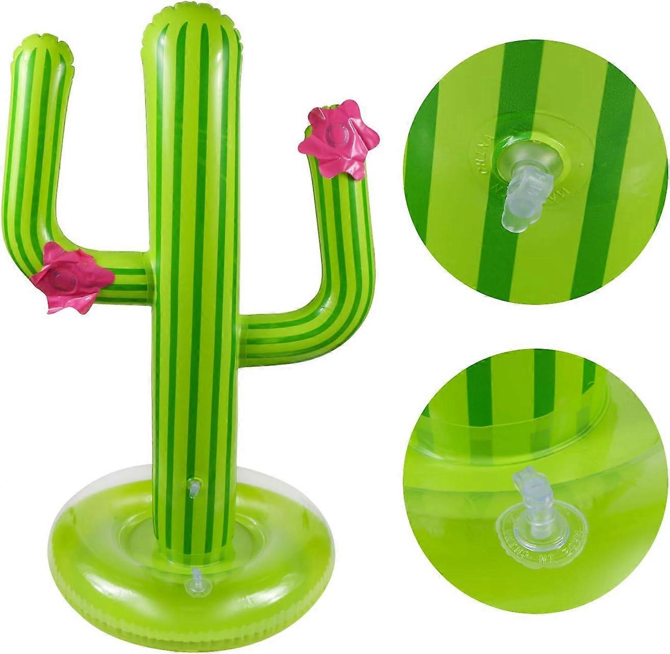 Inflatable Cactus Ring Toss Game Set Target Toss Floating Swimming Ring ...