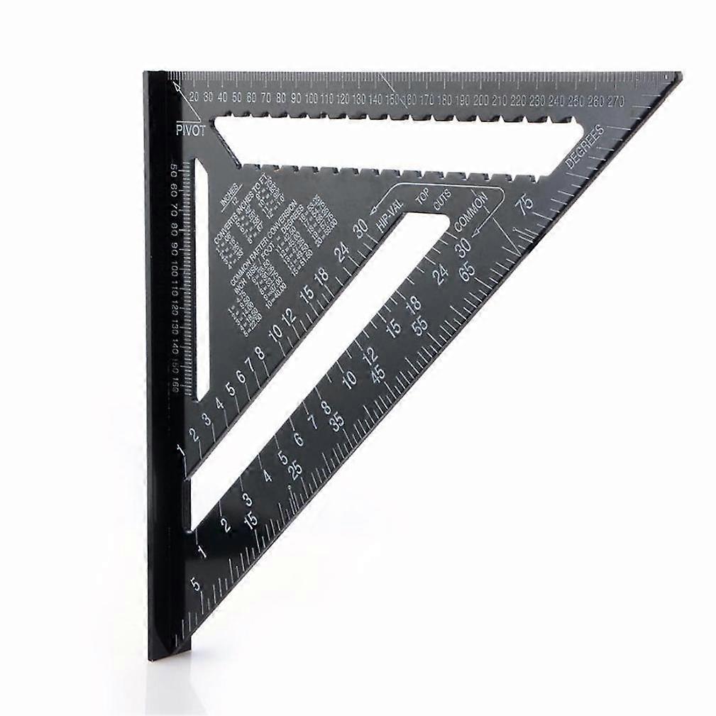 Triangle Ruler 7/12 inch Metric Aluminum Alloy Triangle Angle ...
