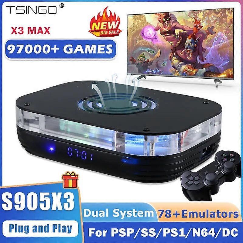 Super Console X3 Max Retro Gaming Player Dual System Emulator 97000 ...