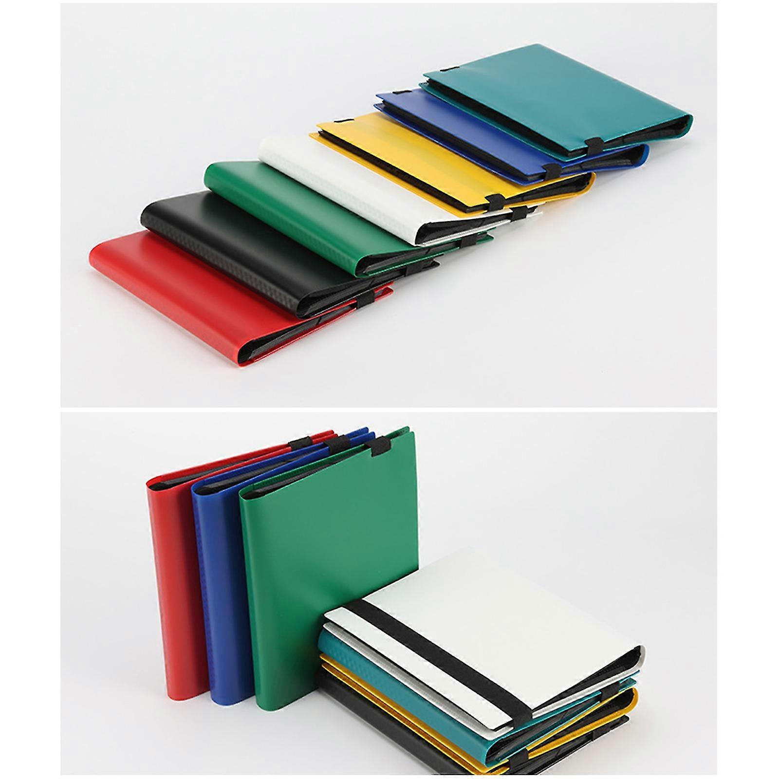 Trading Cards Album Card Binder Album 160 Pockets W/ Elastic Strap Card ...